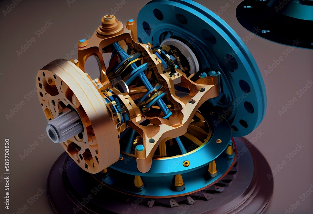 Photo & Art Print finite element analysis, 3D Illustration, Caleb