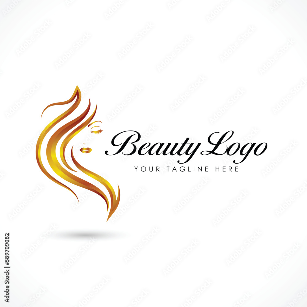 Beauty Logo Design Hair Salon Logo Design Fully editable EPS Stock ... Beauty Logo Design Hair Salon Logo Design Fully editable EPS Stock ...
