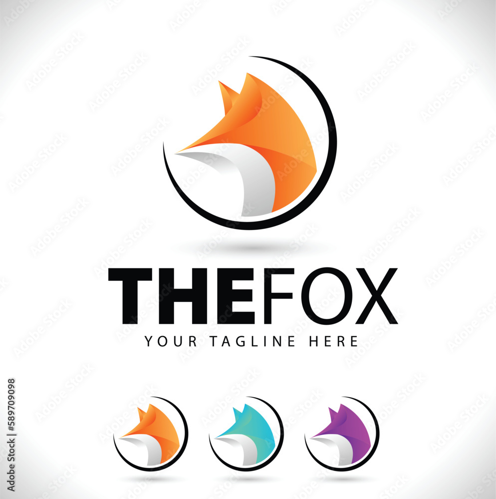 Fox Logo Design Modern Fox Logo Design Template Fully Editable EPS ...