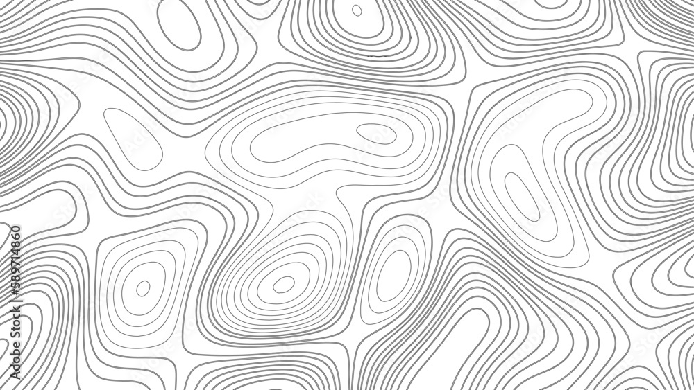 Topography map background. Vector geographic contour map. Topographic ...