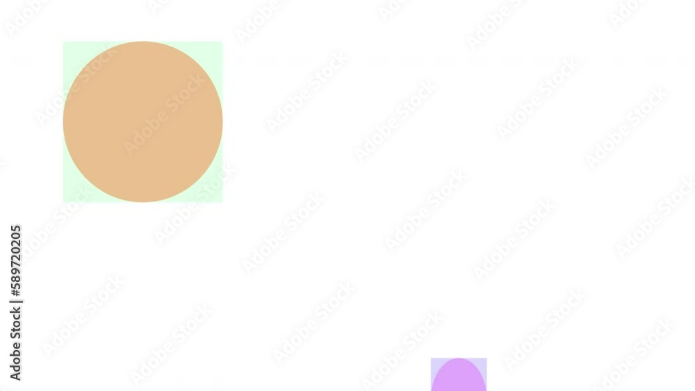 Abstract Shapes, from Circular to Rectangular, Interact with Self ...