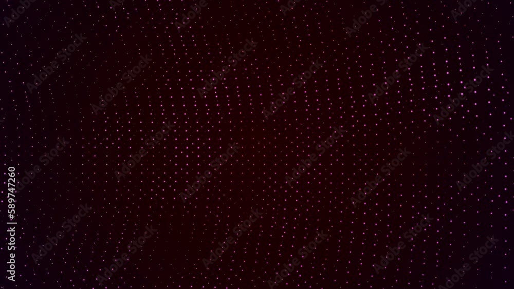 Purple led screen background, rotating backdrop with violet particles ...
