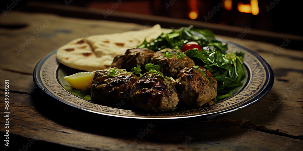 Lula kebab is a type of kebab cooked on skewers. It is made from minced ...