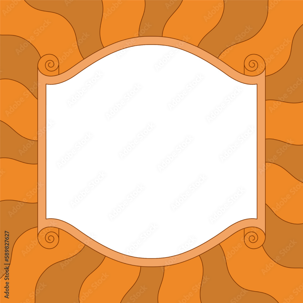 vector Hippie groovy photo overlay png illustration in simple linear ...