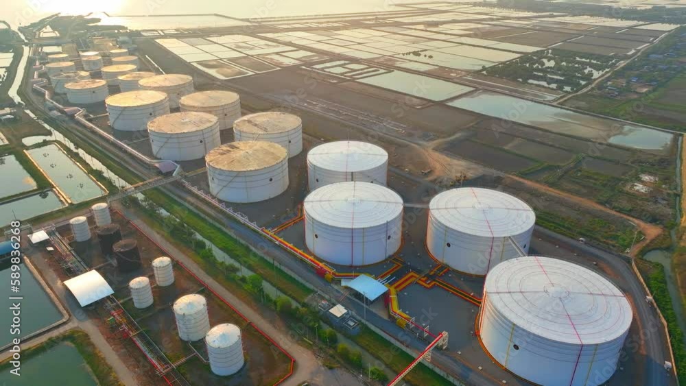 An oil depot is a large industrial facility used for the storage and ...