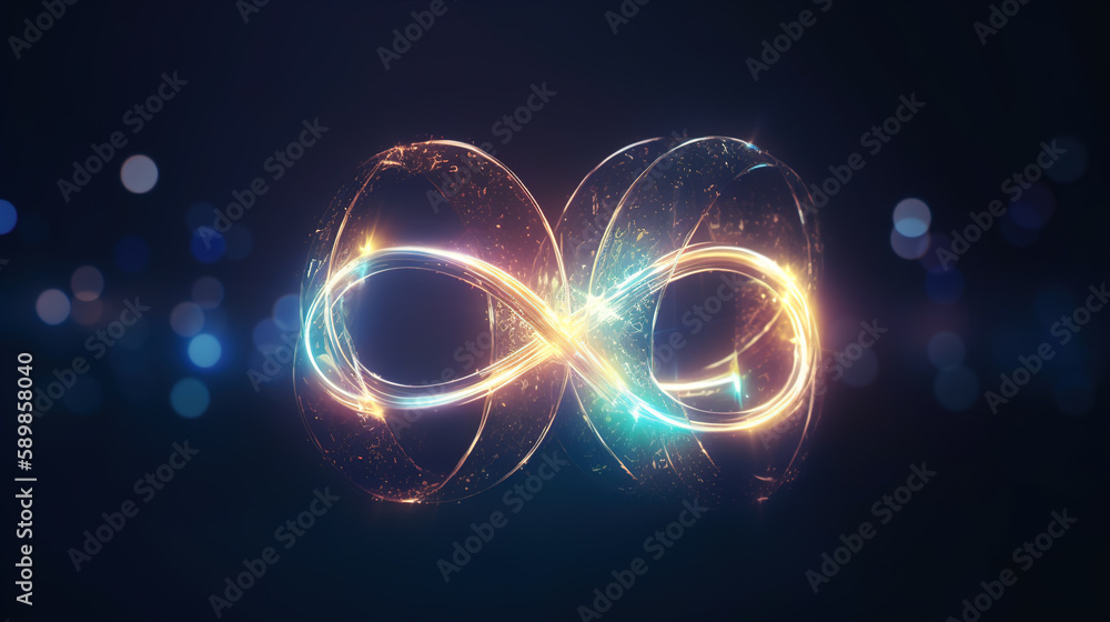 Poster quantum concept with two electrons pairing and emitting energy ...