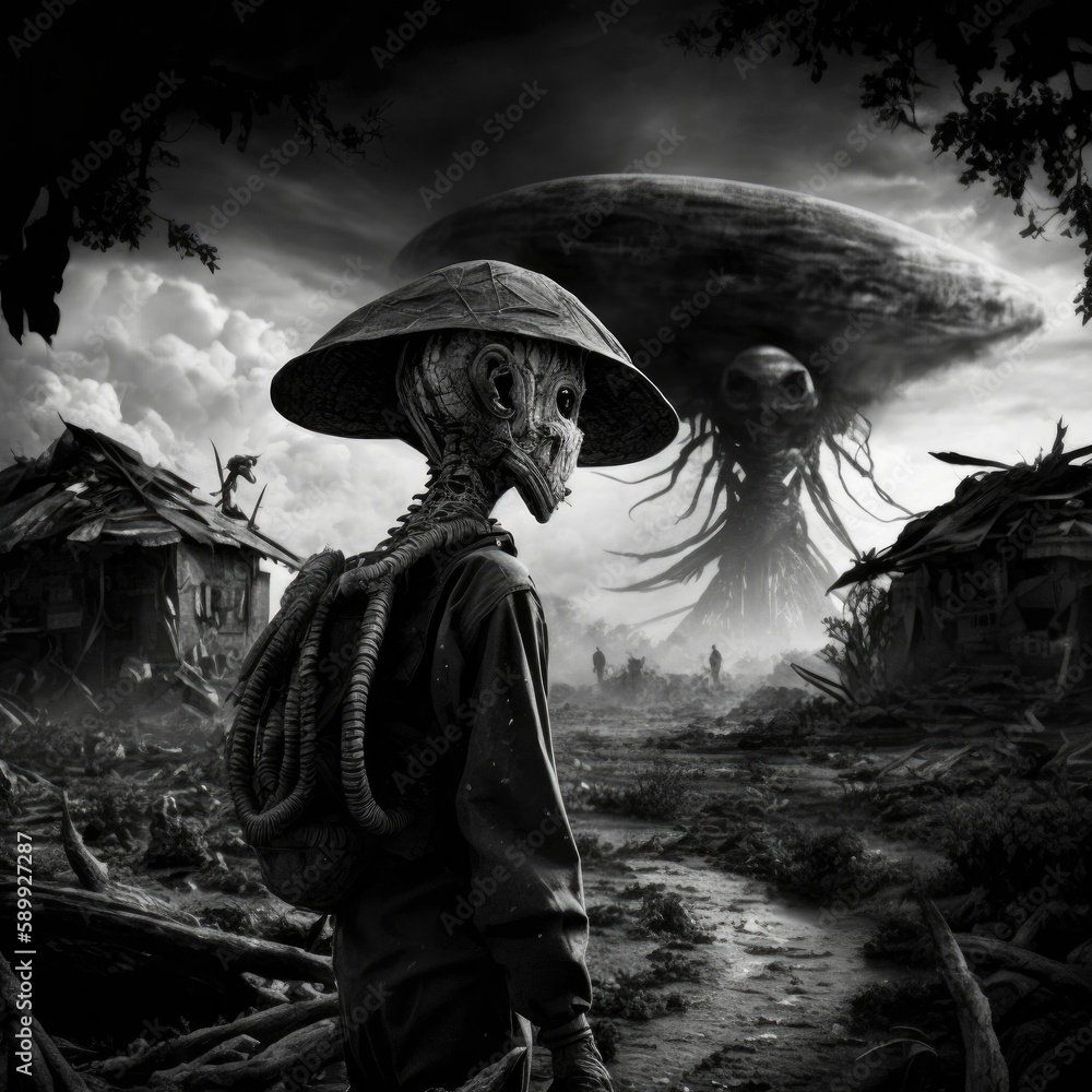 Aliens in a Forest: A Mysterious Encounter Captured in Photography ...