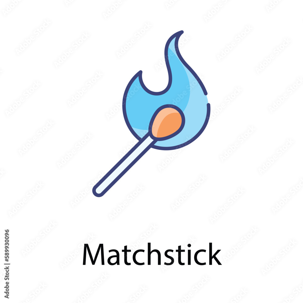 Matchstick icon. Suitable for Web Page, Mobile App, UI, UX and GUI ...