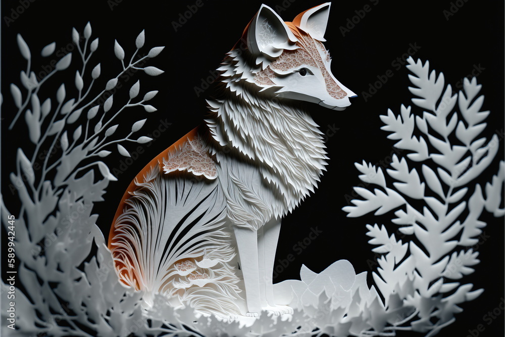 Stunning beauty of animal in nature with wondrous paper quilling ...