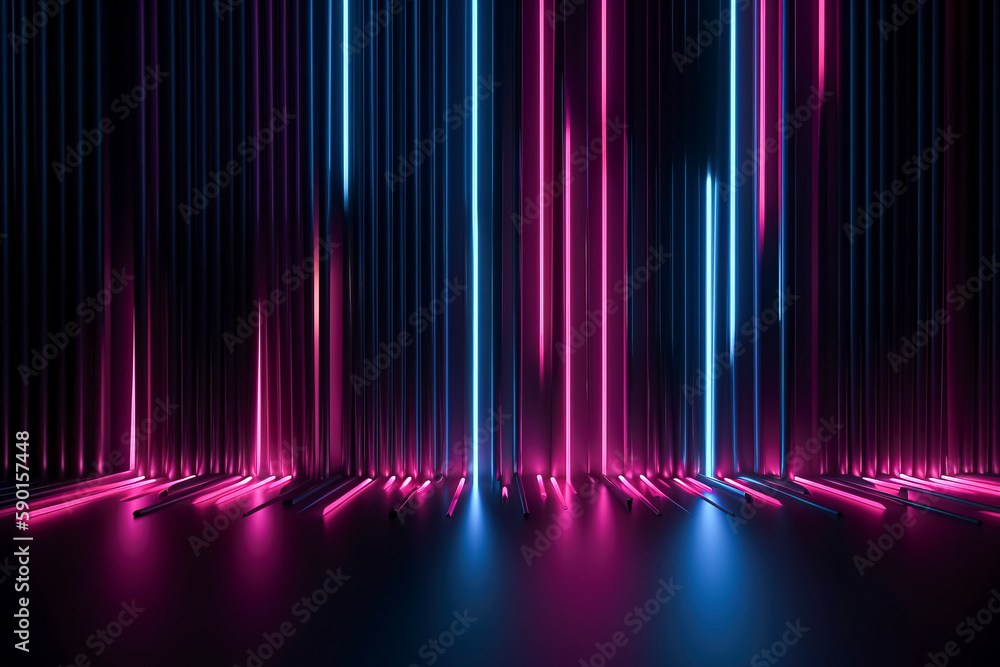 Unlocking the Power of 3D: Dynamic Lines of Color Collide in a ...