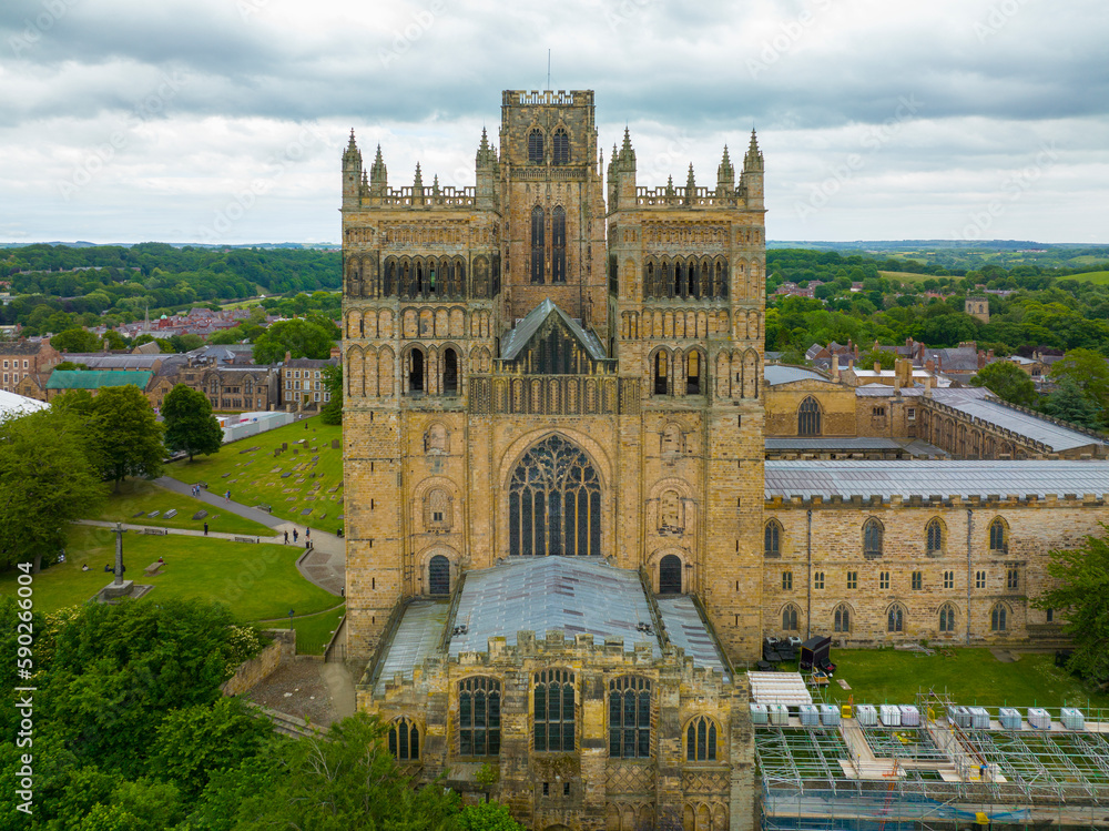 Durham Cathedral is a cathedral in the historic city center of Durham ...