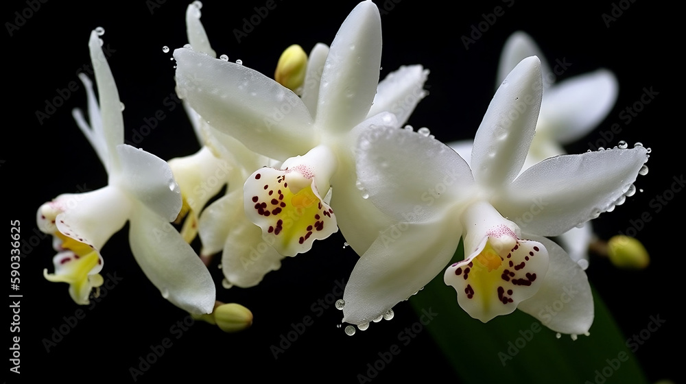 Holy Ghost Peristeria Elata Orchid Images-Generative AI Art. Elevate ...