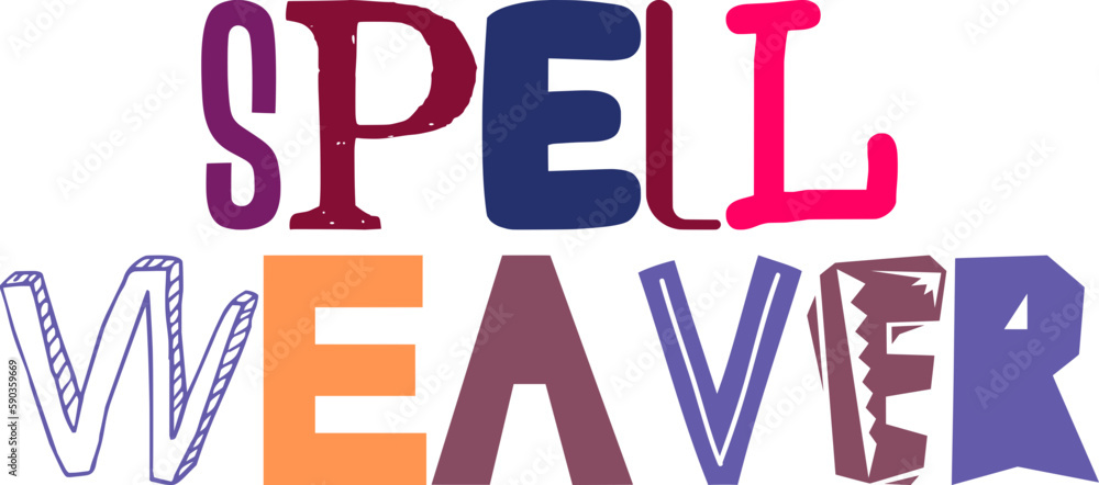 Spell Weaver Calligraphy Illustration for Motion Graphics, Packaging ...