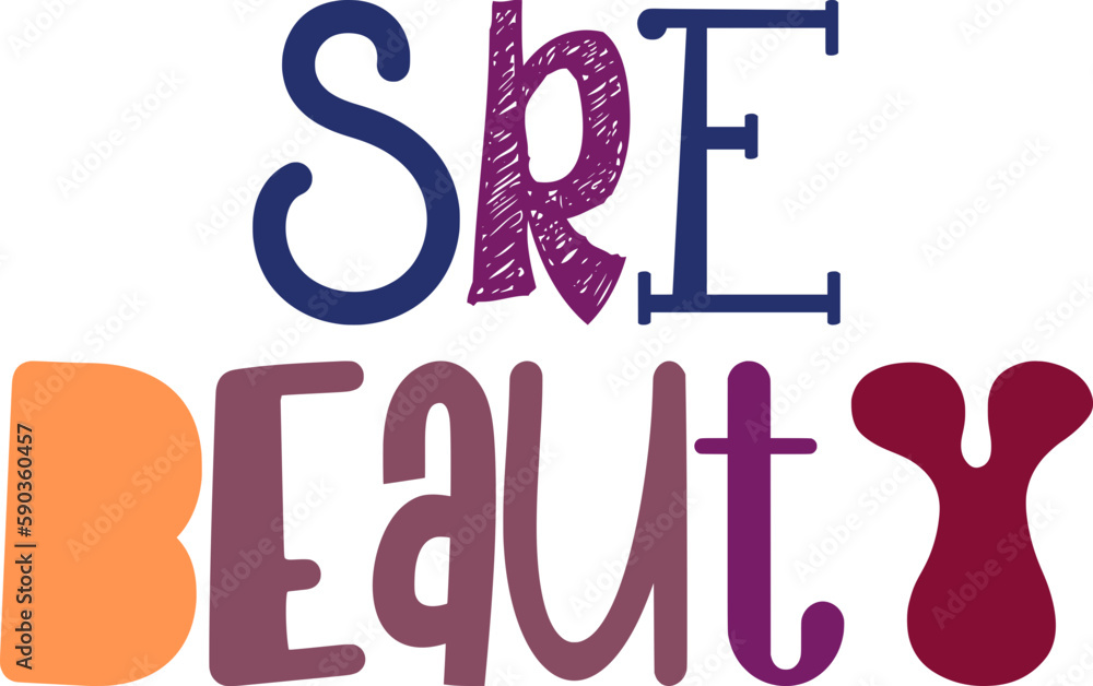 Vetor de Sre Beauty Calligraphy Illustration for Presentation ...