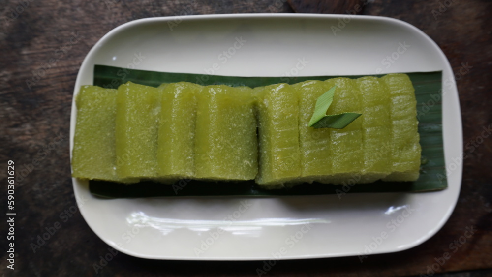 Lemet Singkong or Utri or Ketimus or ongol-ongol is a traditional cake ...