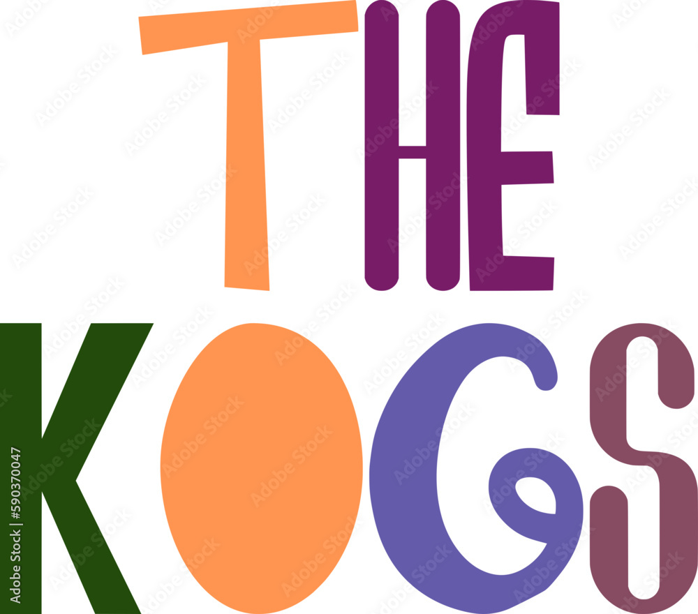 The Kogs Hand Lettering Illustration for Social Media Post, Magazine ...