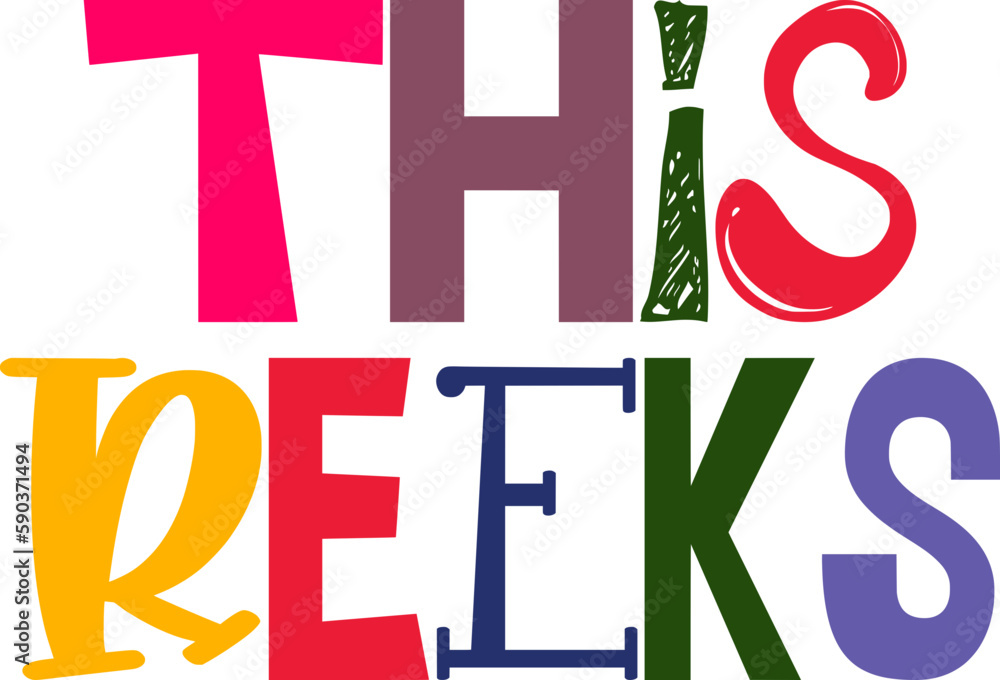 This Reeks Calligraphy Illustration for Motion Graphics, Icon, Flyer ...