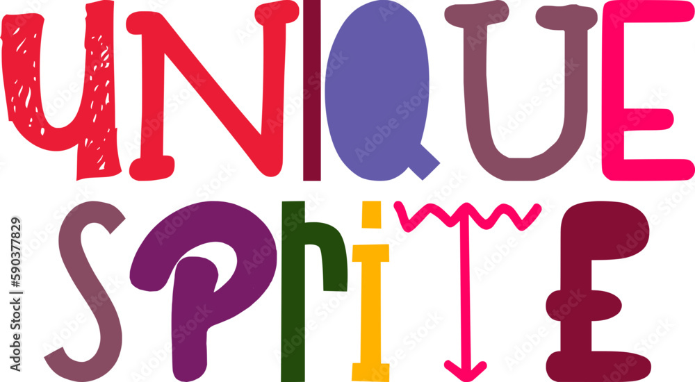 Unique Sprite Calligraphy Illustration for Icon, Brochure, Logo, T ...
