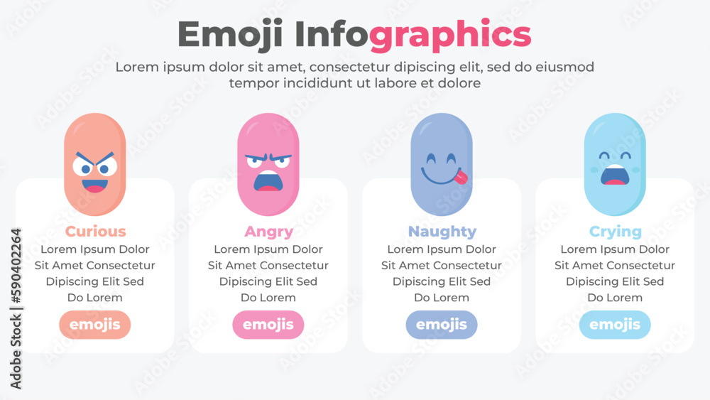 Vector emoji faces emoticon character set facial expressions Stock ...