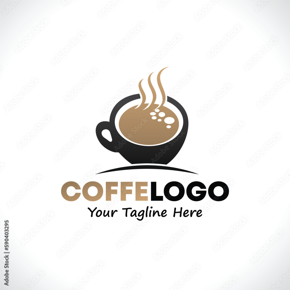 Coffee Logo Design Coffee Mug Logo Design Fully Editable EPS Stock ...
