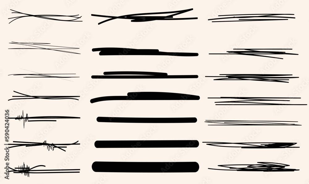 Stock illustration isolated on white background. Vector set of ...