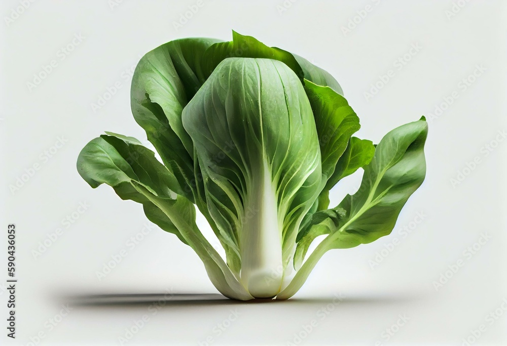 Bok choy vegetable isolated on the white background. Pokchoy vegetables ...