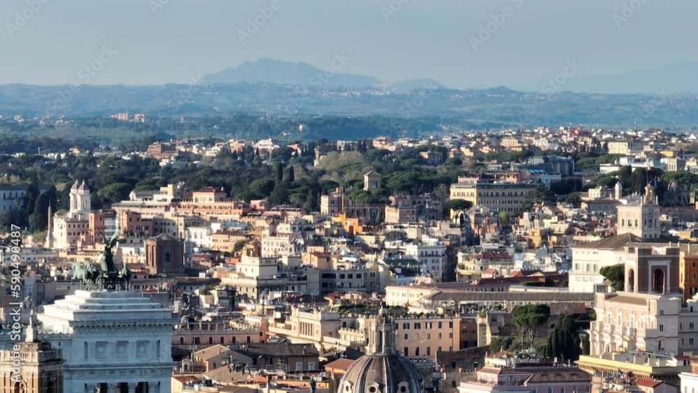 Tutti i principali monumenti di Roma visti dal drone. Spettacolare ...