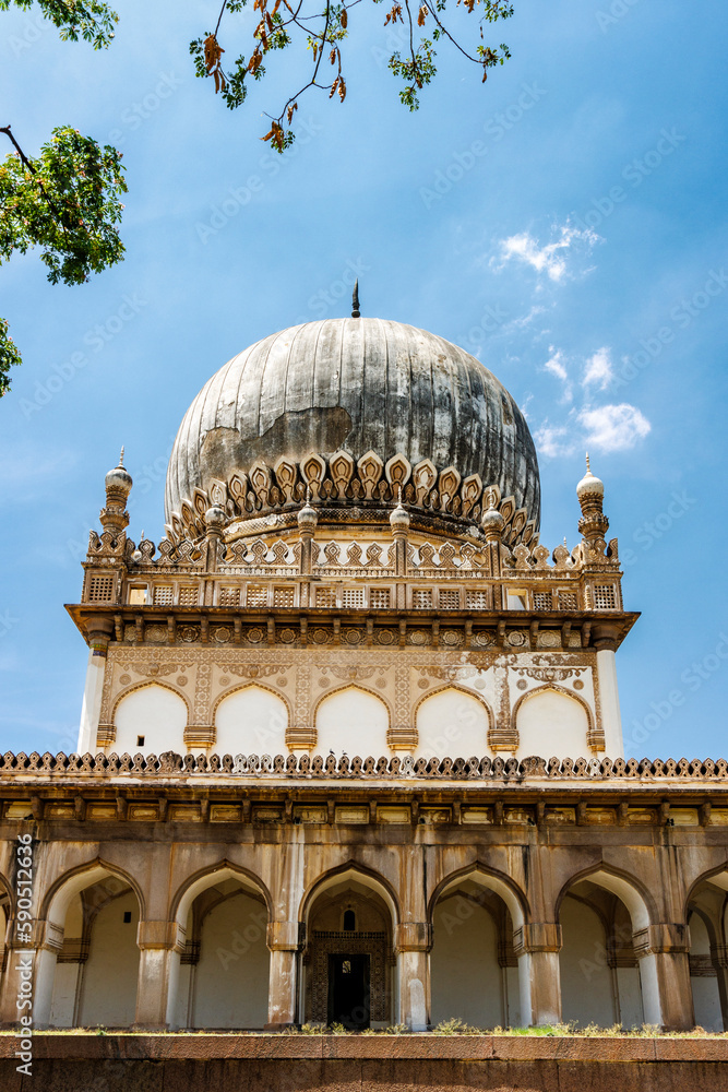 Interior Of The Qutub Shahi Tombs Tomb Of 3rd King Ibrahim Quli Qutb Shah Hyderabad