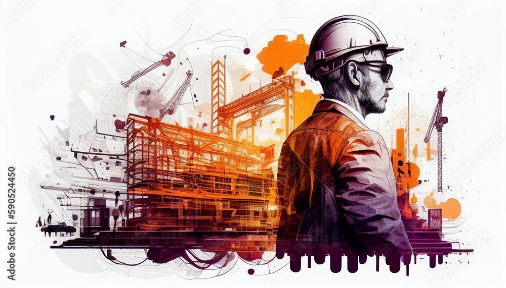 Modern civil technology and Generative AI are used by building ...