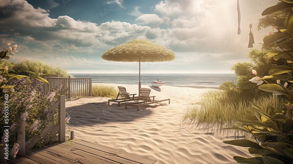 First day of summer 2023, illustration of the first day of summer ...