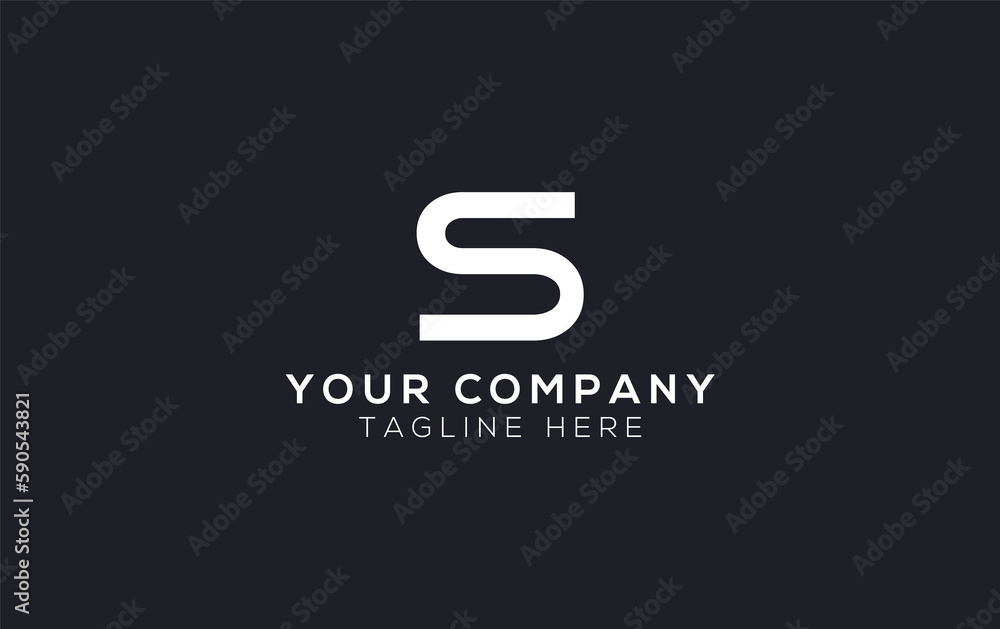 Simple and unique letter logo design vector with circle. The letter and ...