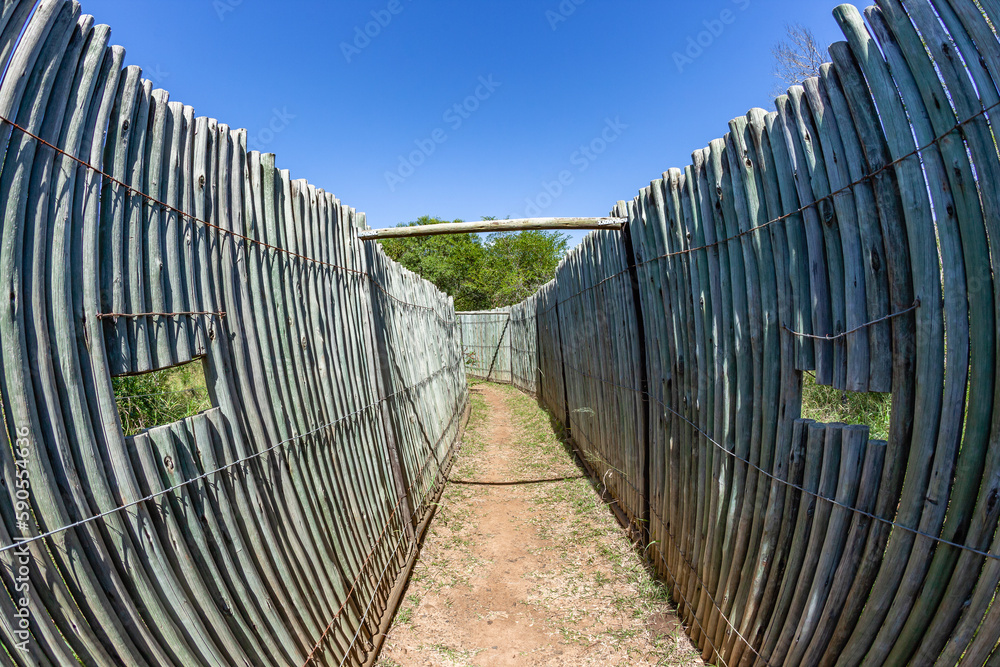 Foto de Wildlife Animal Park Reserve Walking Foot Path Protection Fence ...