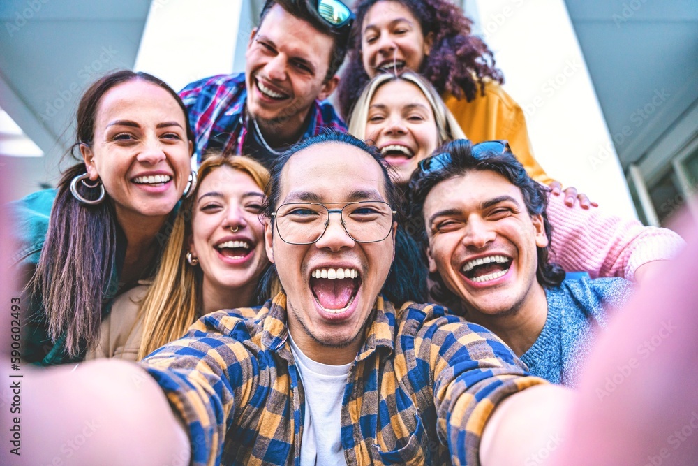 Diversity Guys Having Fun
