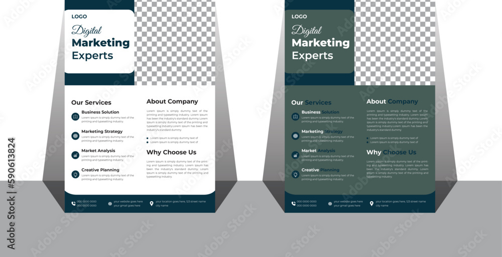 Title: Flyer Design, Poster, Brochure cover design, A4, Modern design ...