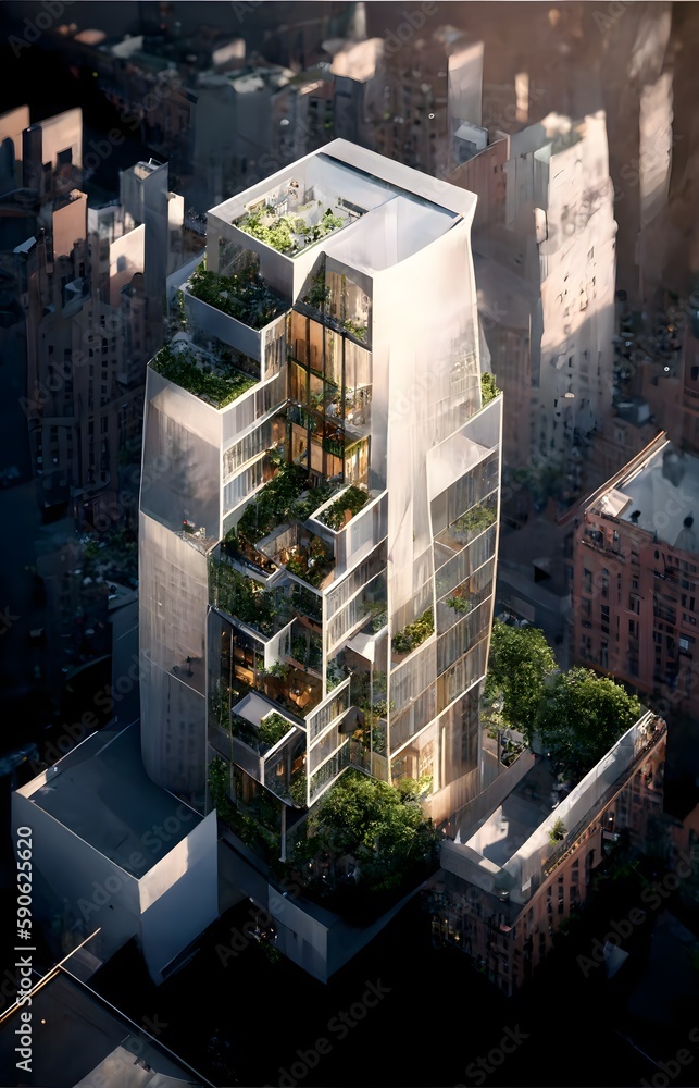 150 meter residential buiding designed by OMA in New York sustainable ...