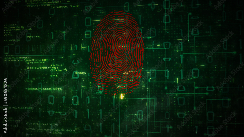 Cyber Security Alert features a background of digital numbers with a ...