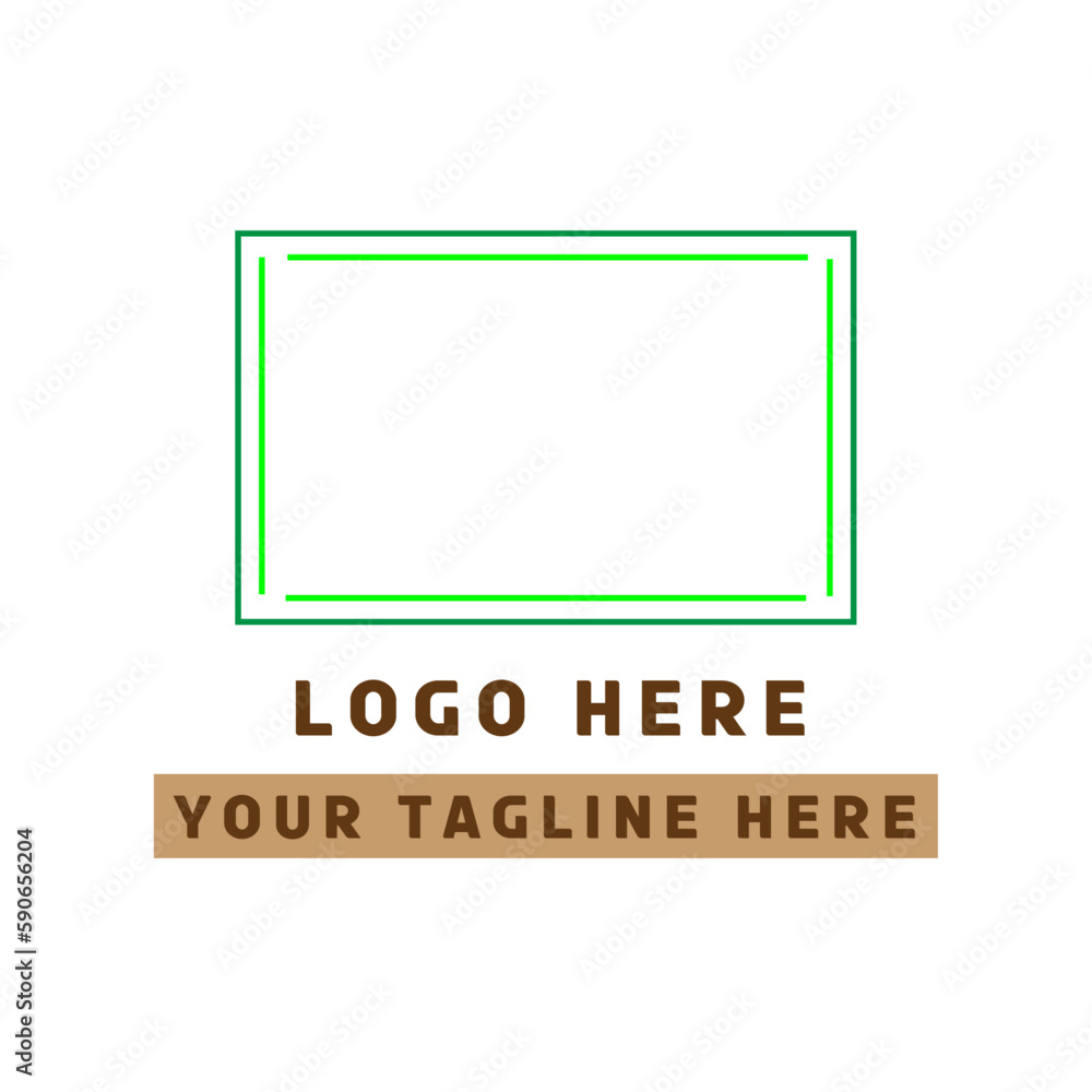 Logo Design, Rectangle Logo, Square Logo, Logo with Tagline, Your ...