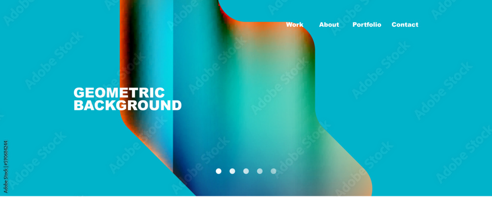 Composition of trendy minimalist geometric elements abstract background ...