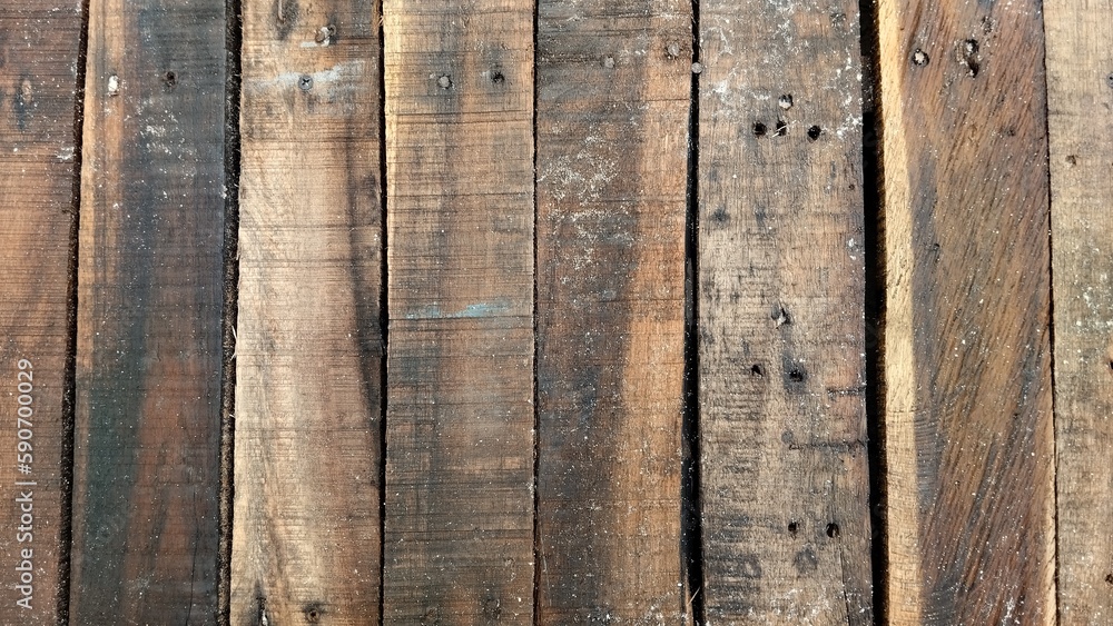 vieja valla de madera rota. líneas horizontales. textura de superficie ...