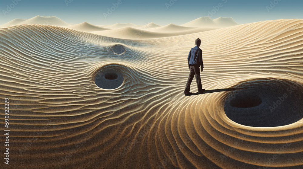 person walking on the ground and smooth damped spherical seismic waves ...