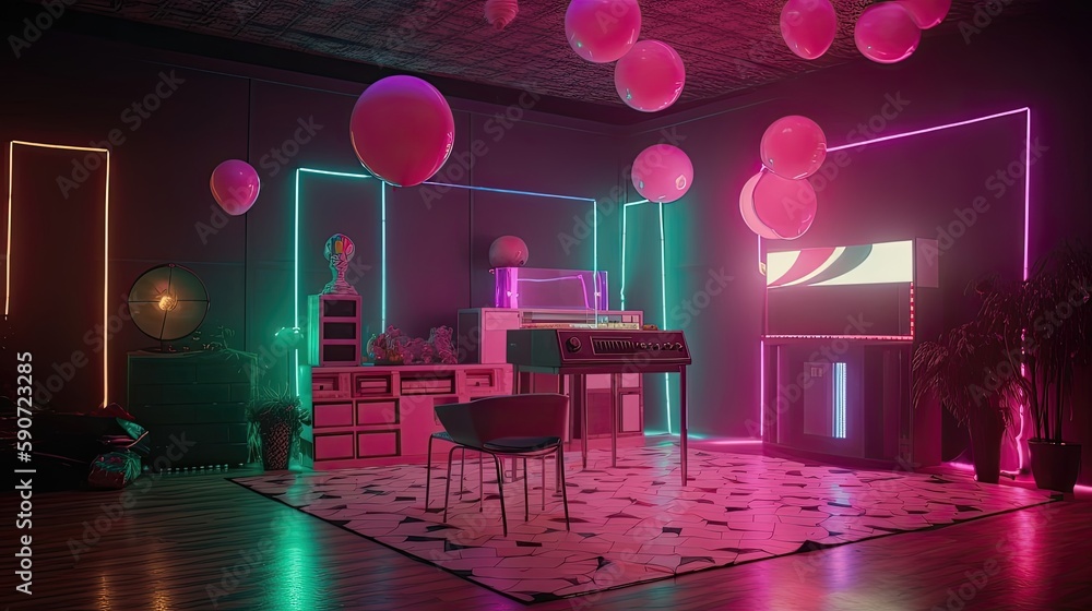 Get ready to boogie the night away with this ultrarealistic 8k disco ...