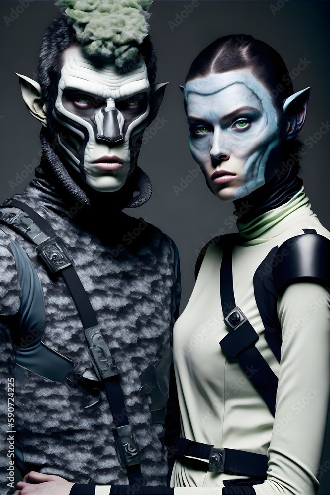 surreal futuristic Steven Klein and Gottfried Helnwein photoshoot ...