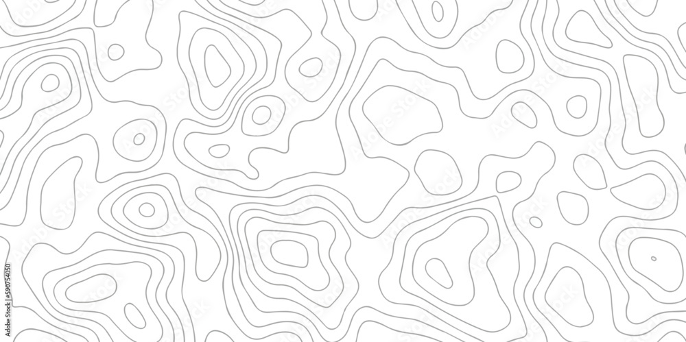 Black and white lines seamless Topographic map patterns, topography ...