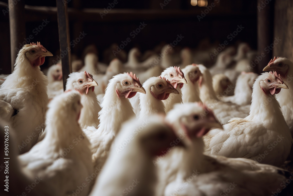 Broiler Chicken Factory Farm