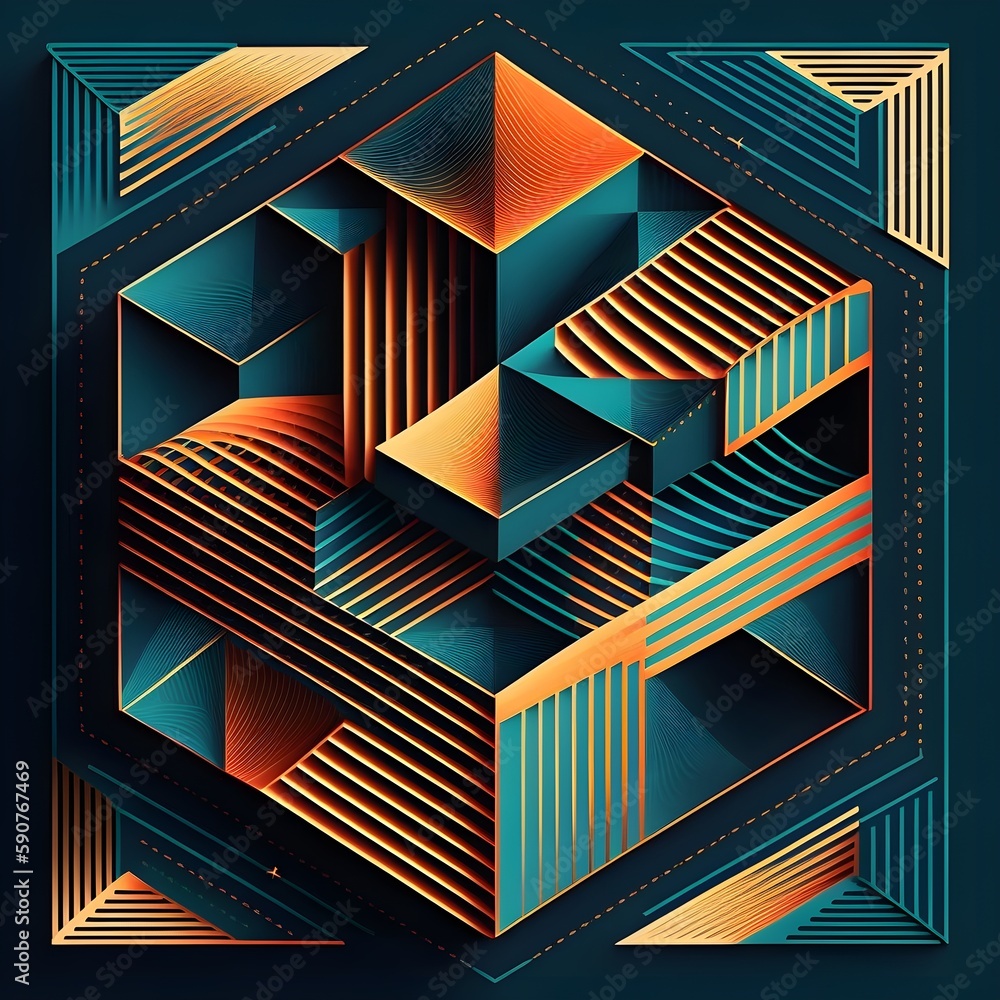 elite luxury minimal abstract geometric poster design2 architecture the ...