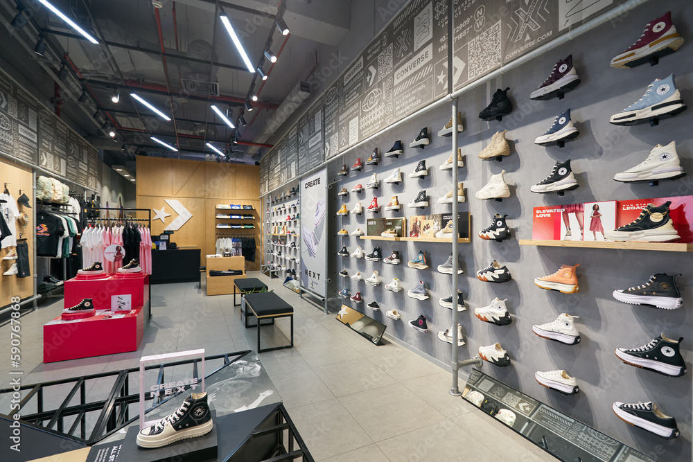 HO CHI MINH CITY, VIETNAM - CIRCA MARCH, 2023: interior shot of ...