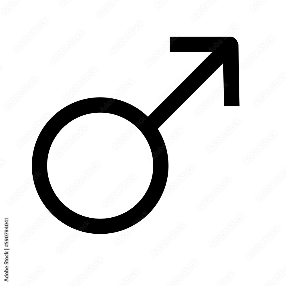 male symbol png transparent Stock Illustration | Adobe Stock