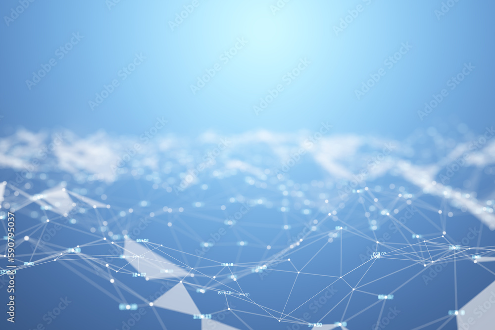 Machine learning. Data background. Big data. Frame background ...