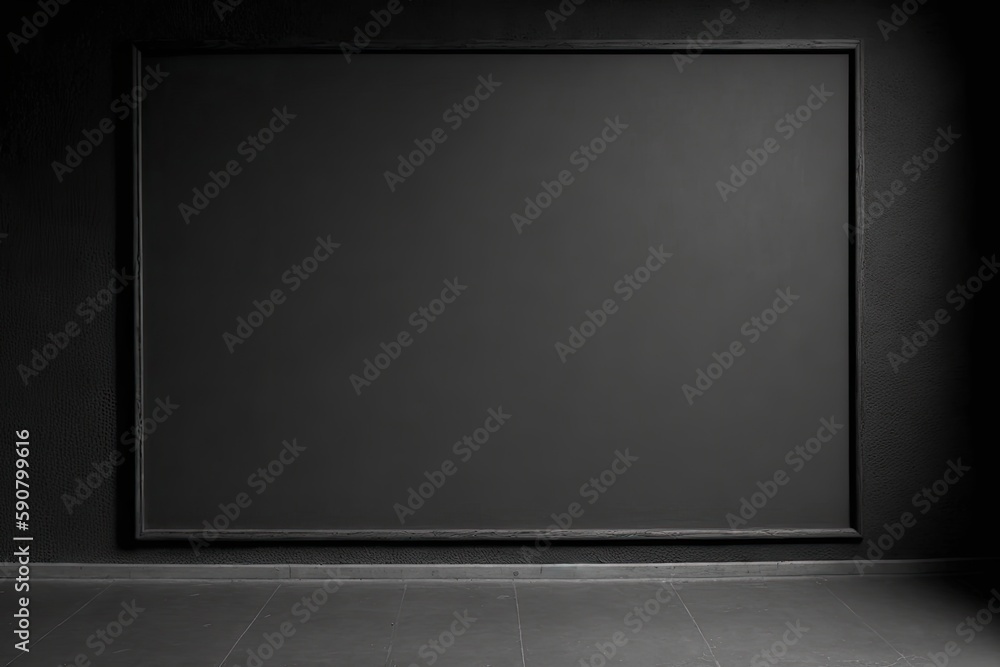 an empty room with a minimalistic design and monochromatic color scheme ...