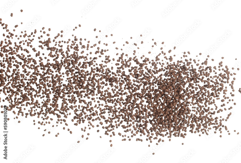 Clay Drainage tiny size ball pour fall down, explosion in air. Clay ...